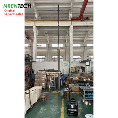 20m lockable pneumatic telescopic mast 30kg payloads-3.7m closed height ...