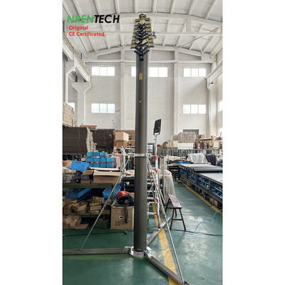 15m lockable pneumatic telescopic mast 30kg payloads 2.8m closed height ...
