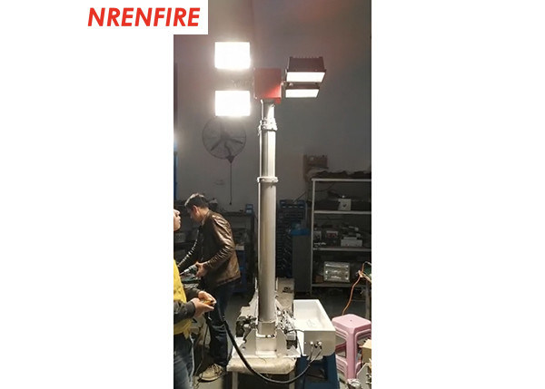4m vehicle roof mount pneumatic telescopic mast light tower/telescopic ...
