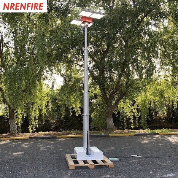 4.2m pneumatic telescopic mast light tower-roof top mounted-foldable ...