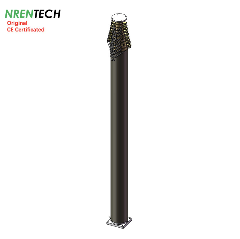 25m locking pneumatic telescopic mast 200kg payloads-NR-4200-25000-200L