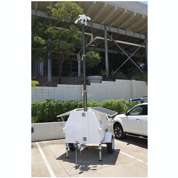 6m locking pneumatic telescopic mast for mobile CCTV vehicle ...