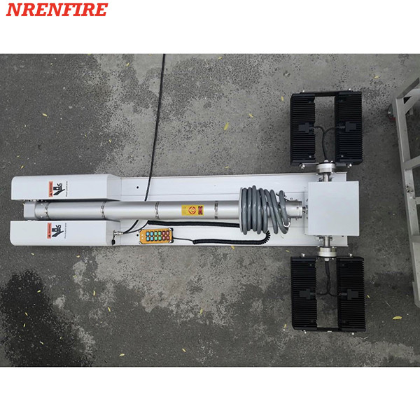 4x120W LED mounted vehicle roof mount telescopic mast night scan light ...