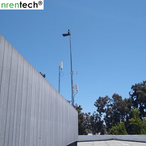 10m crank telescopic mast- galvanized telescopic mast, steel telescopic ...