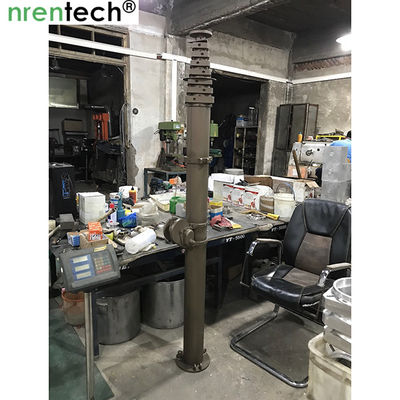 nrentech-manual crank up mast, galvanized mast, telescoping mast