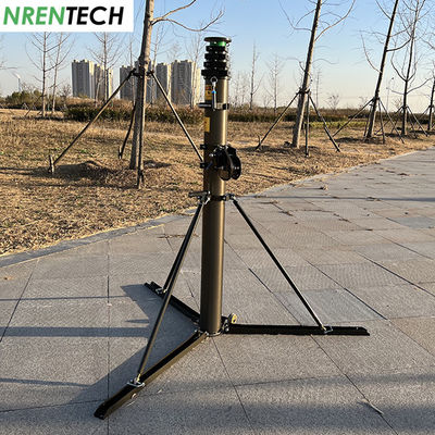 nrentech-manual crank up mast, galvanized mast, telescoping mast