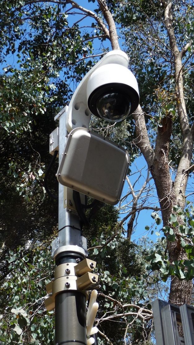 pneumatic telescopic mast for mobile CCTV system 4.5m height ...